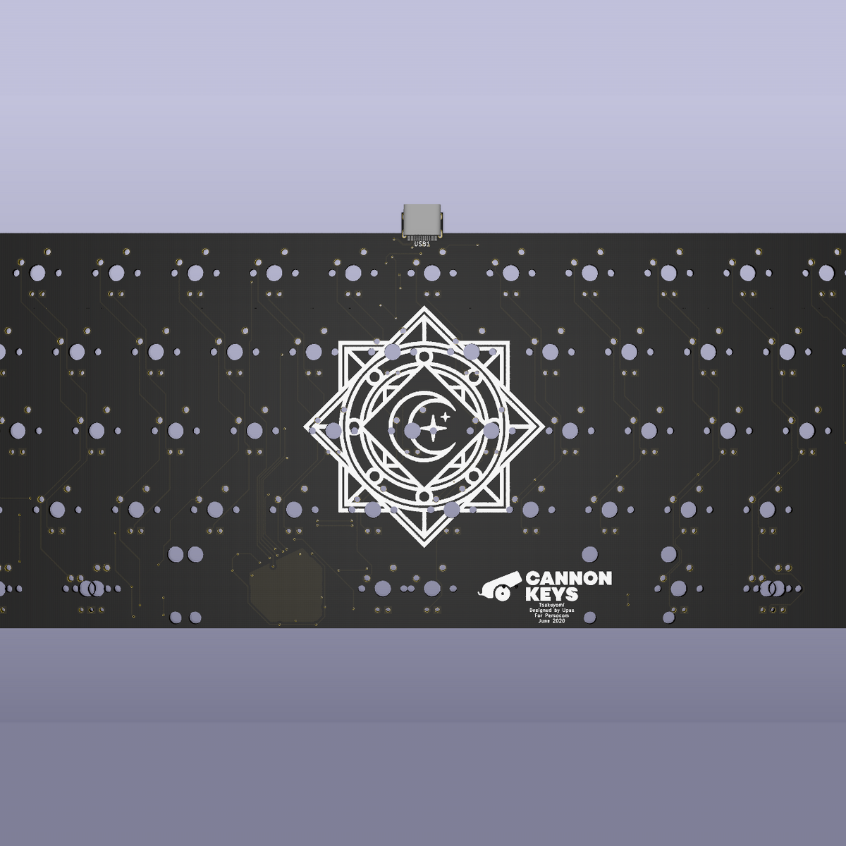 [Tsukuyomi Extras] Extra PCB – CannonKeys