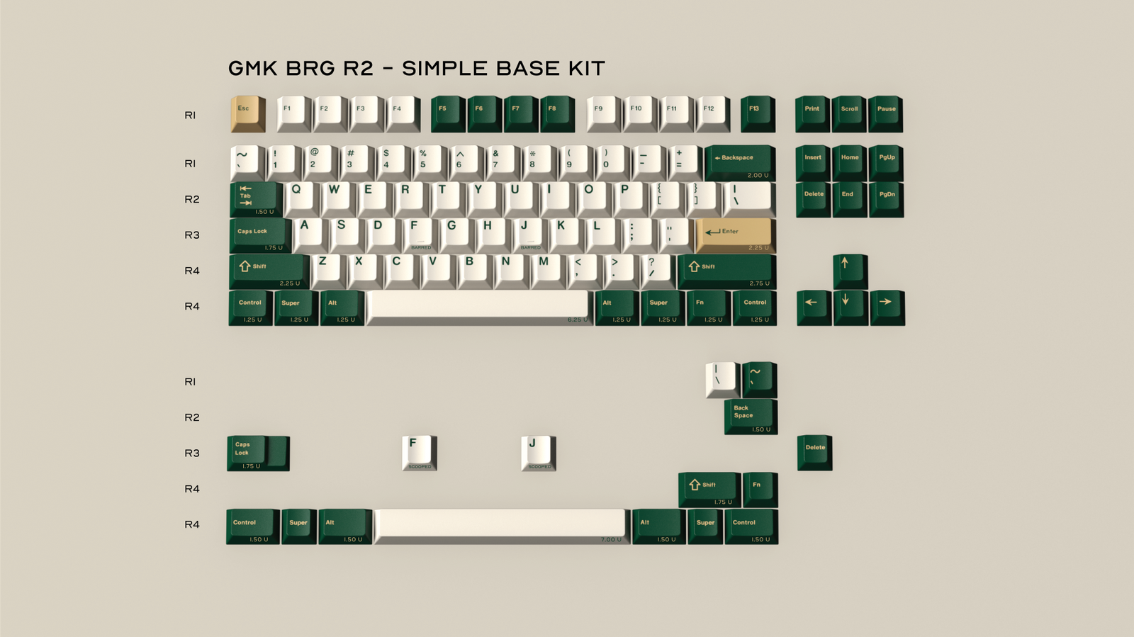 GMK British Racing Green (BRG) Round 2 – CannonKeys