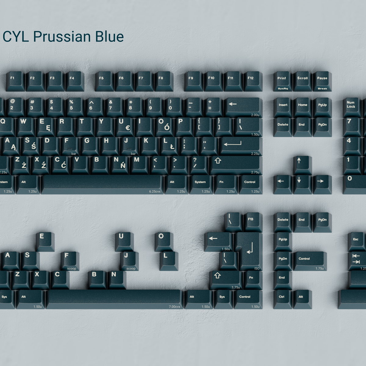 GMK Prussian Blue – CannonKeys