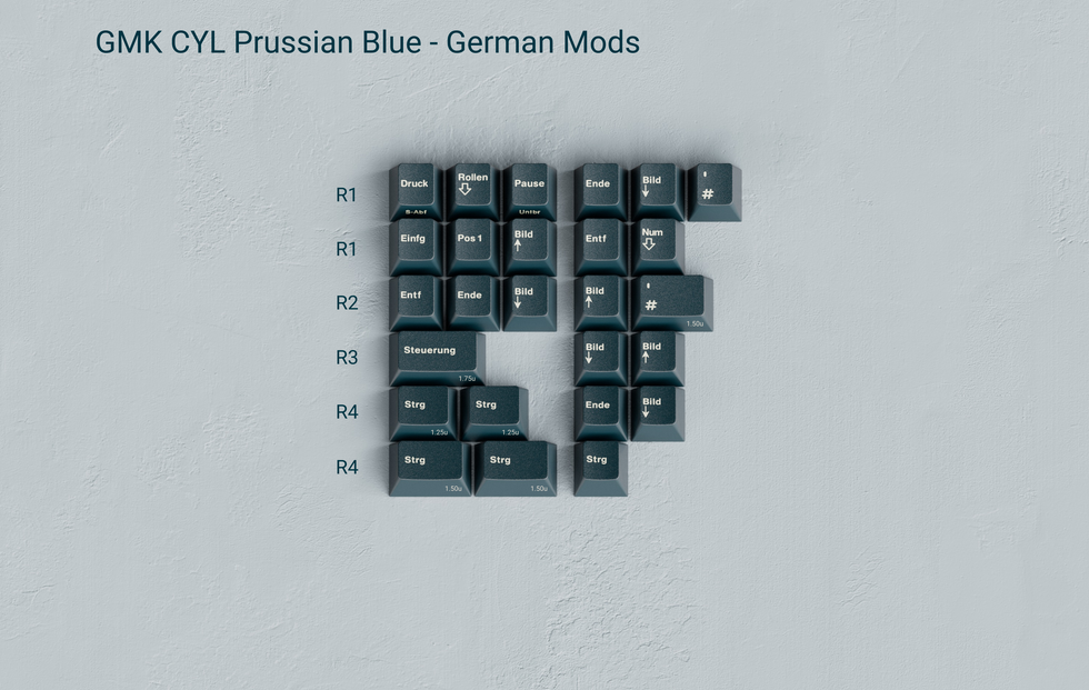 GMK Prussian Blue – CannonKeys