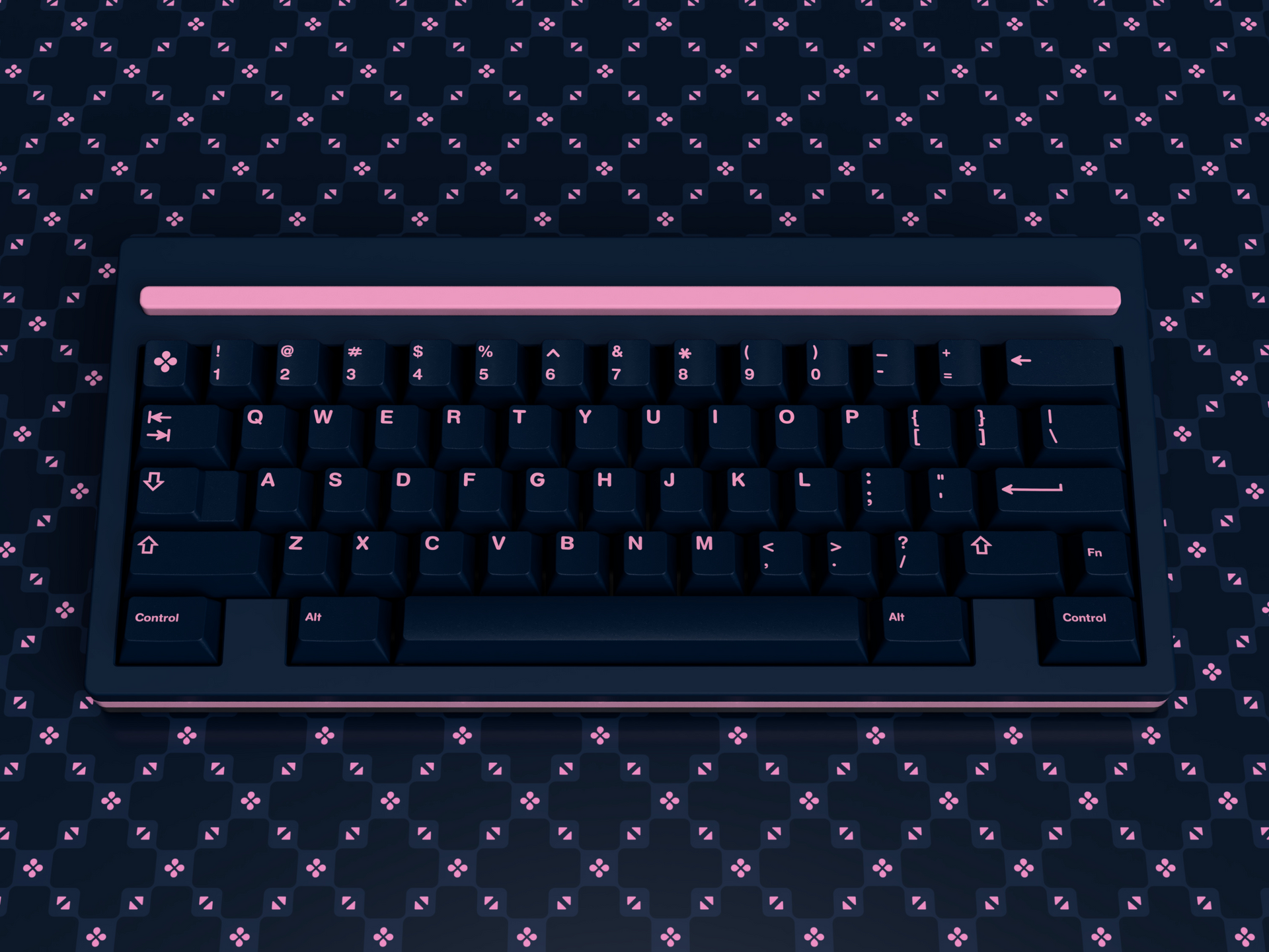 GMK Pink on Navy – CannonKeys