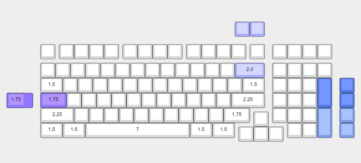 Stacked1800 Keyboard Kit – CannonKeys