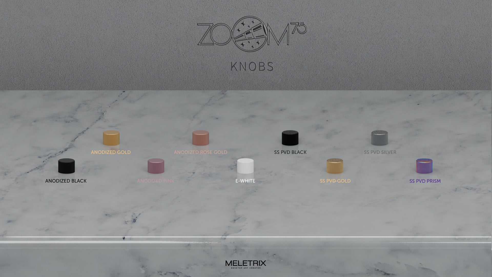 Zoom75 Knobs and Weights – CannonKeys