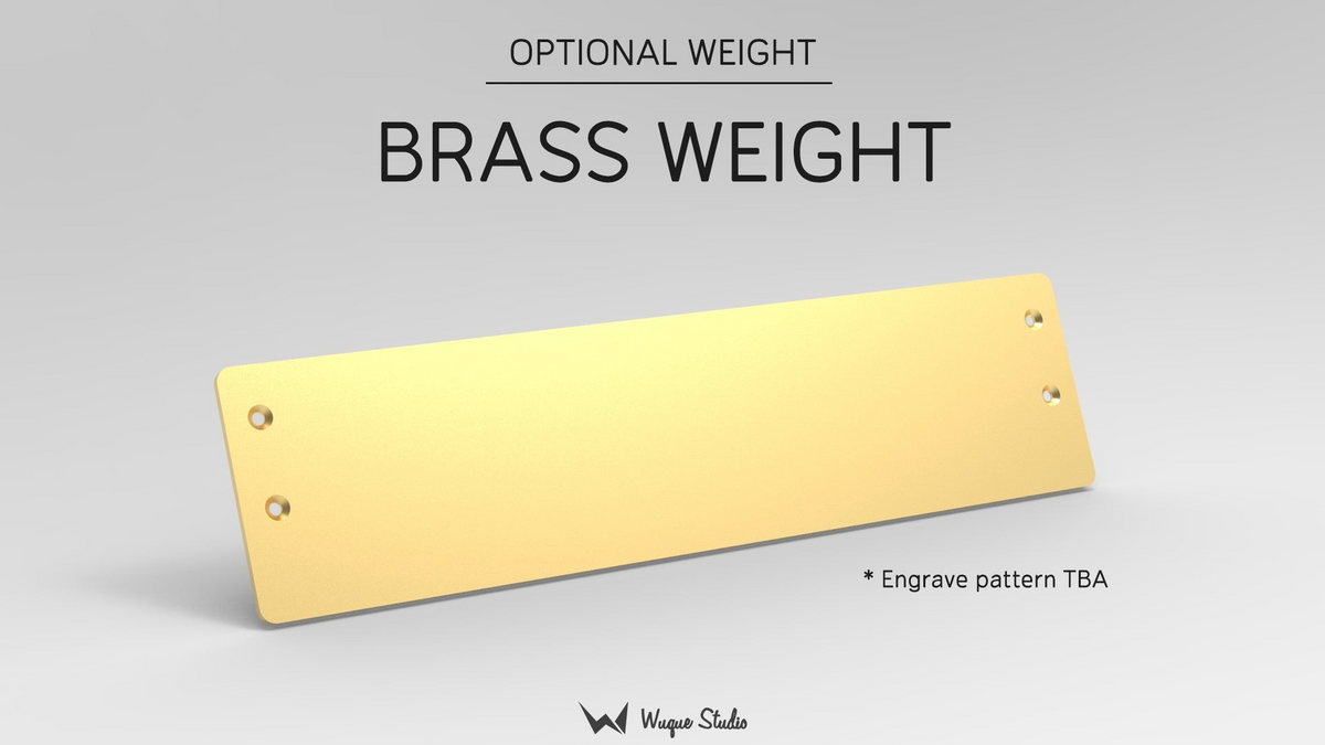 [Ikki68 Extras] Brass Weight – CannonKeys